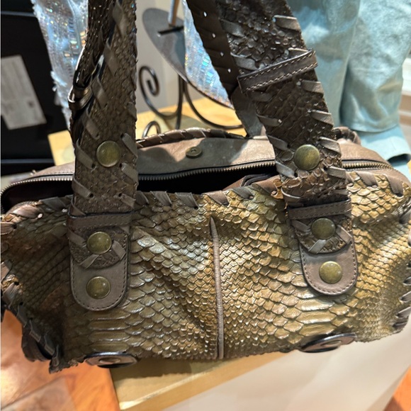 Chloe | Bags | Chloe Python Silverado Bag | Poshmark